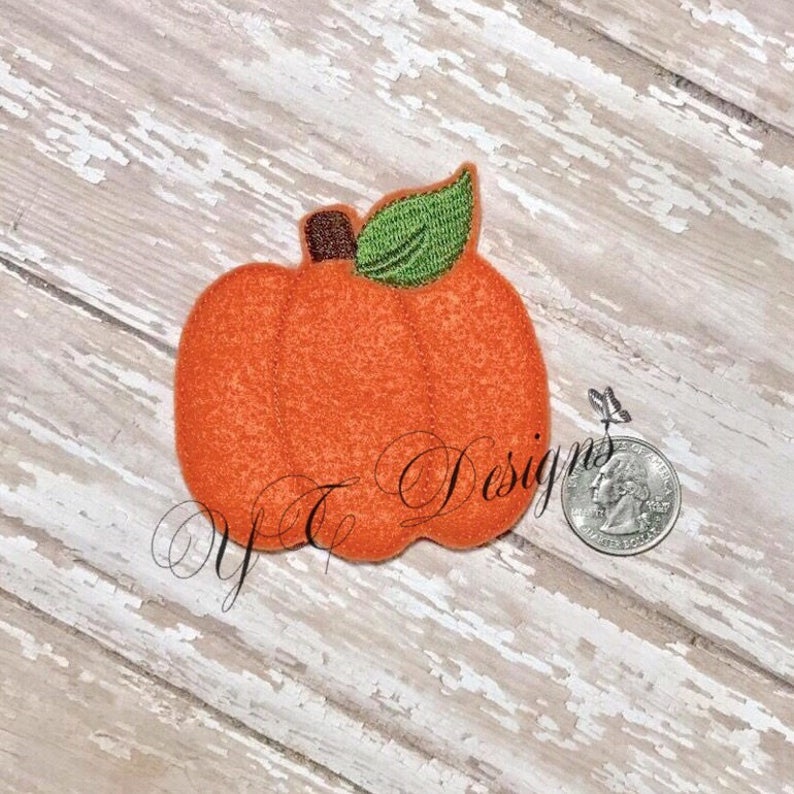 Pumpkin Feltie EMBROIDERY DIGITAL FILE - Etsy