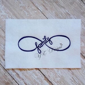 Infinity Applique Family Applique Embroidery FILE - Etsy