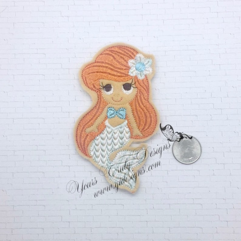 Mermaid Joy Feltie Embroidery File - Etsy