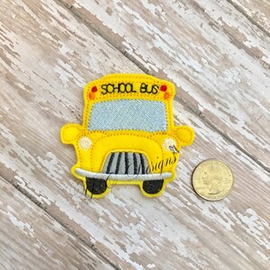 School Bus Feltie School Feltie Embroidery File - Etsy