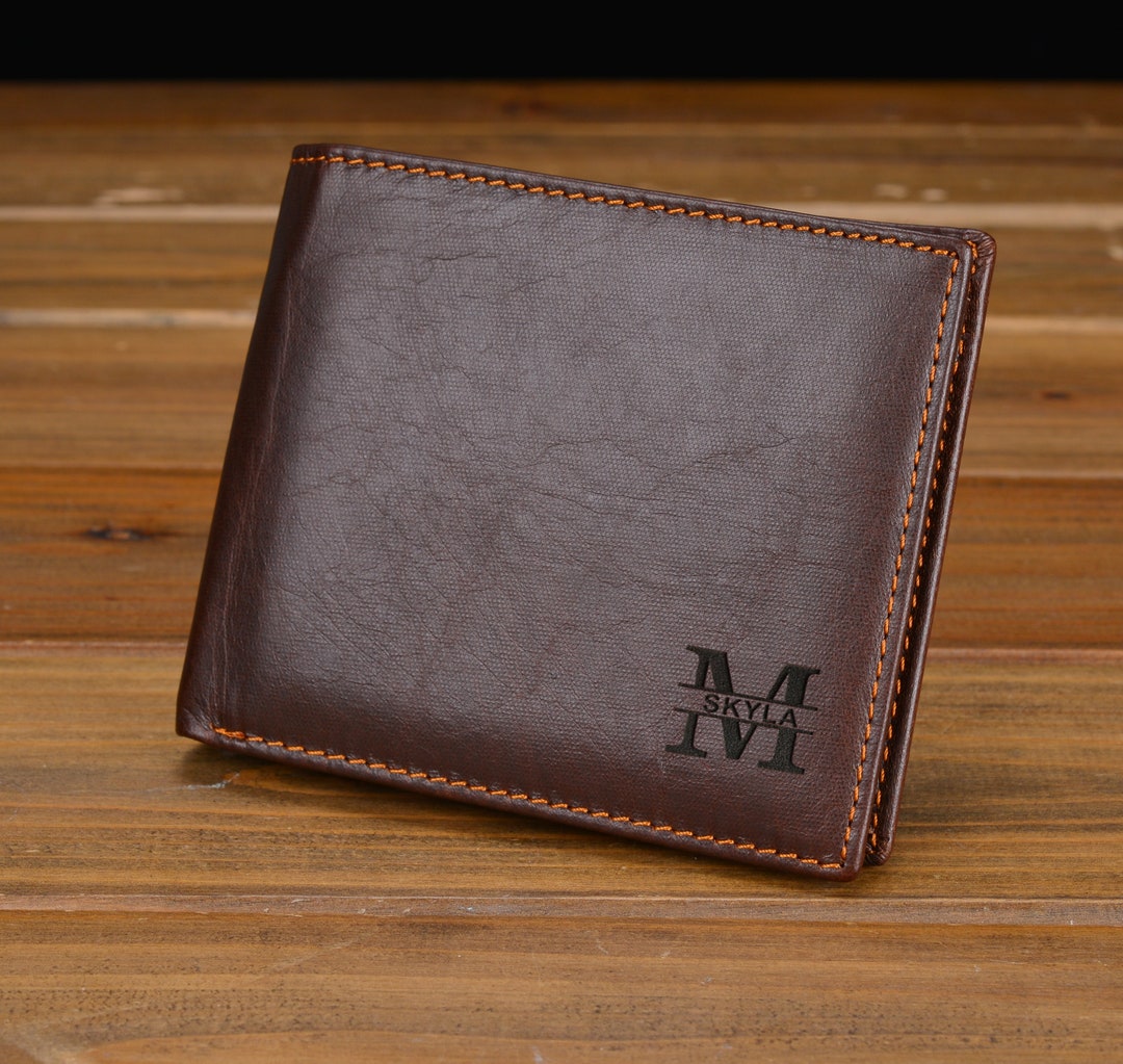 Gift for Dad,mens Wallet,personalized Wallet,engraved Mens Wallet ...