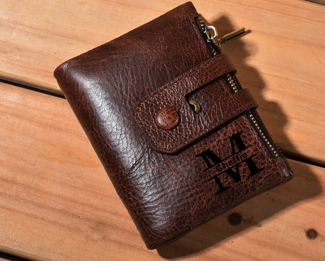 Wallets for menPersonalized leather WalletPersonalized | Etsy
