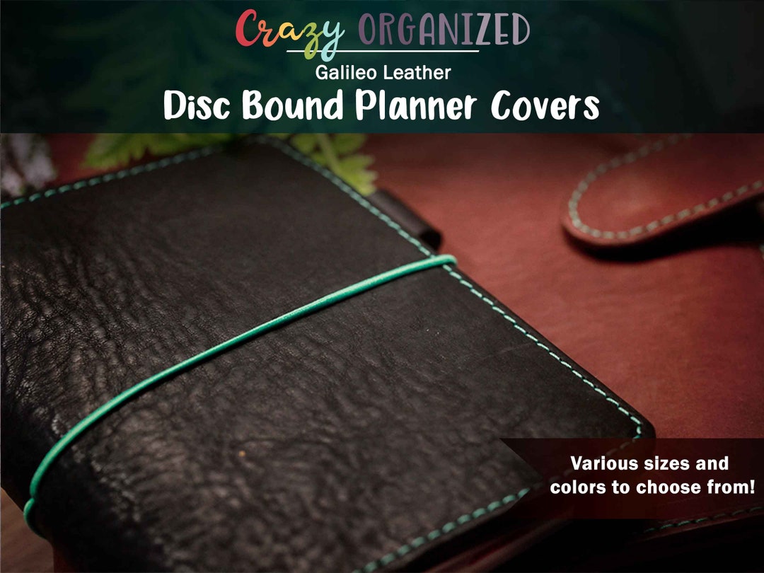 Disc Bound Planner Folio Cover | Galileo Leather | PLDB-272-675 | Fits ...