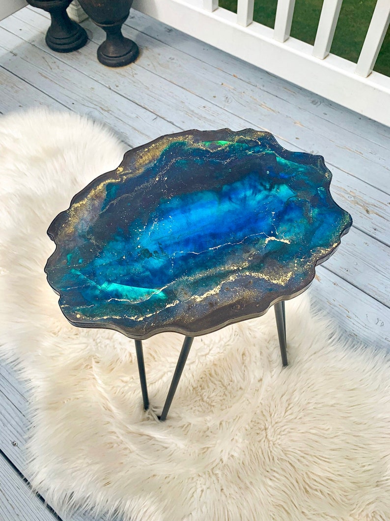 Boulder Opal Table MADE TO ORDER Purchase From My Site for Cheaper ...
