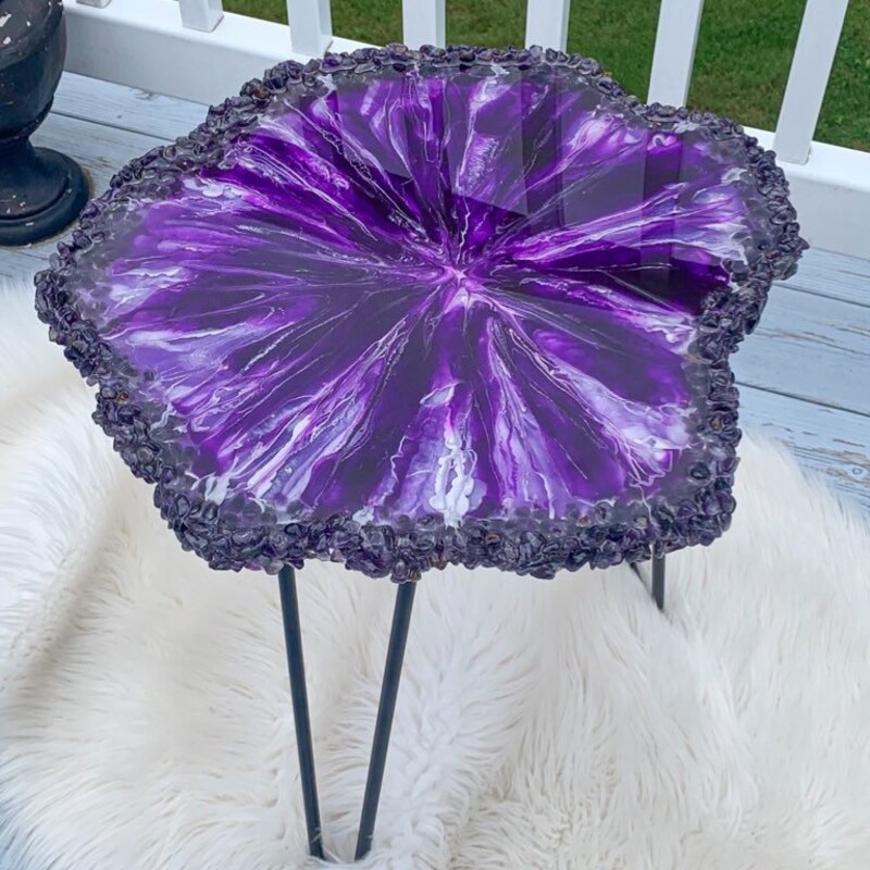 Amethyst Table - Etsy