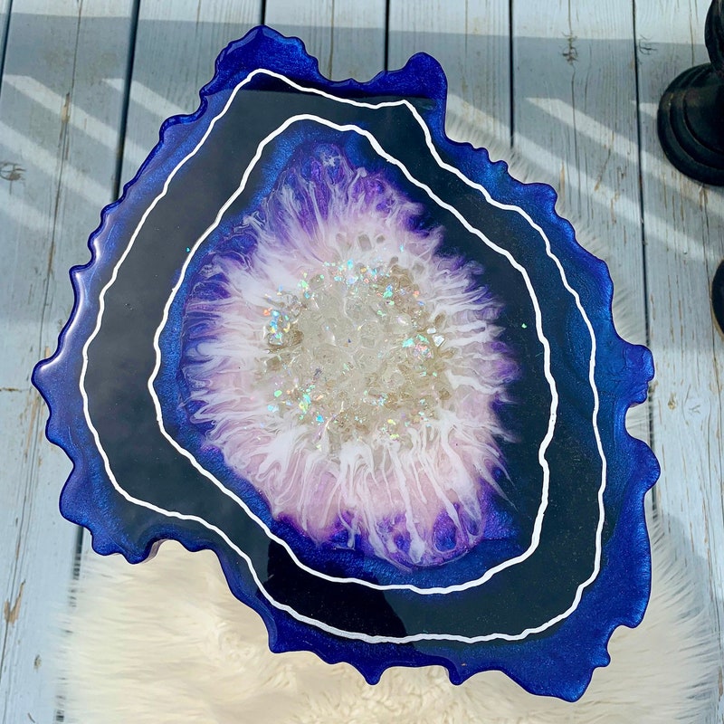 Geode Table - Etsy