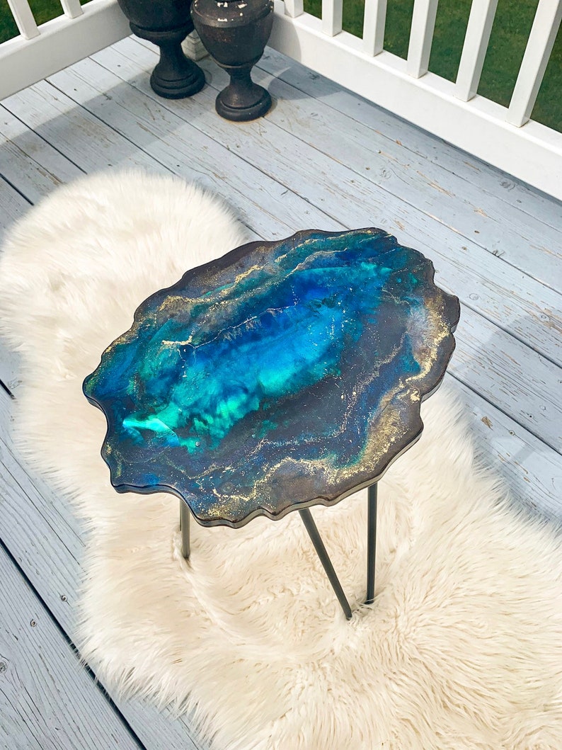 Boulder Opal Table MADE TO ORDER Purchase From My Site for Cheaper ...