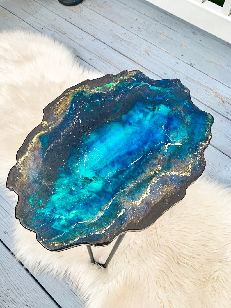 Boulder Opal Table MADE TO ORDER Purchase From My Site for Cheaper ...