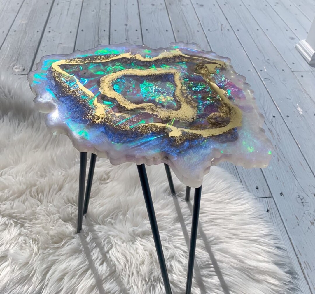 Opal Table MADE TO ORDER Purchase From My Site for Cheaper Price - Etsy