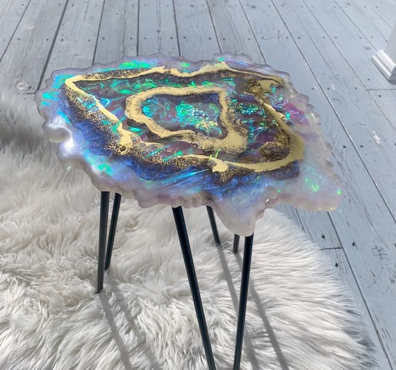 Opal Table MADE TO ORDER Purchase From My Site for Cheaper - Etsy