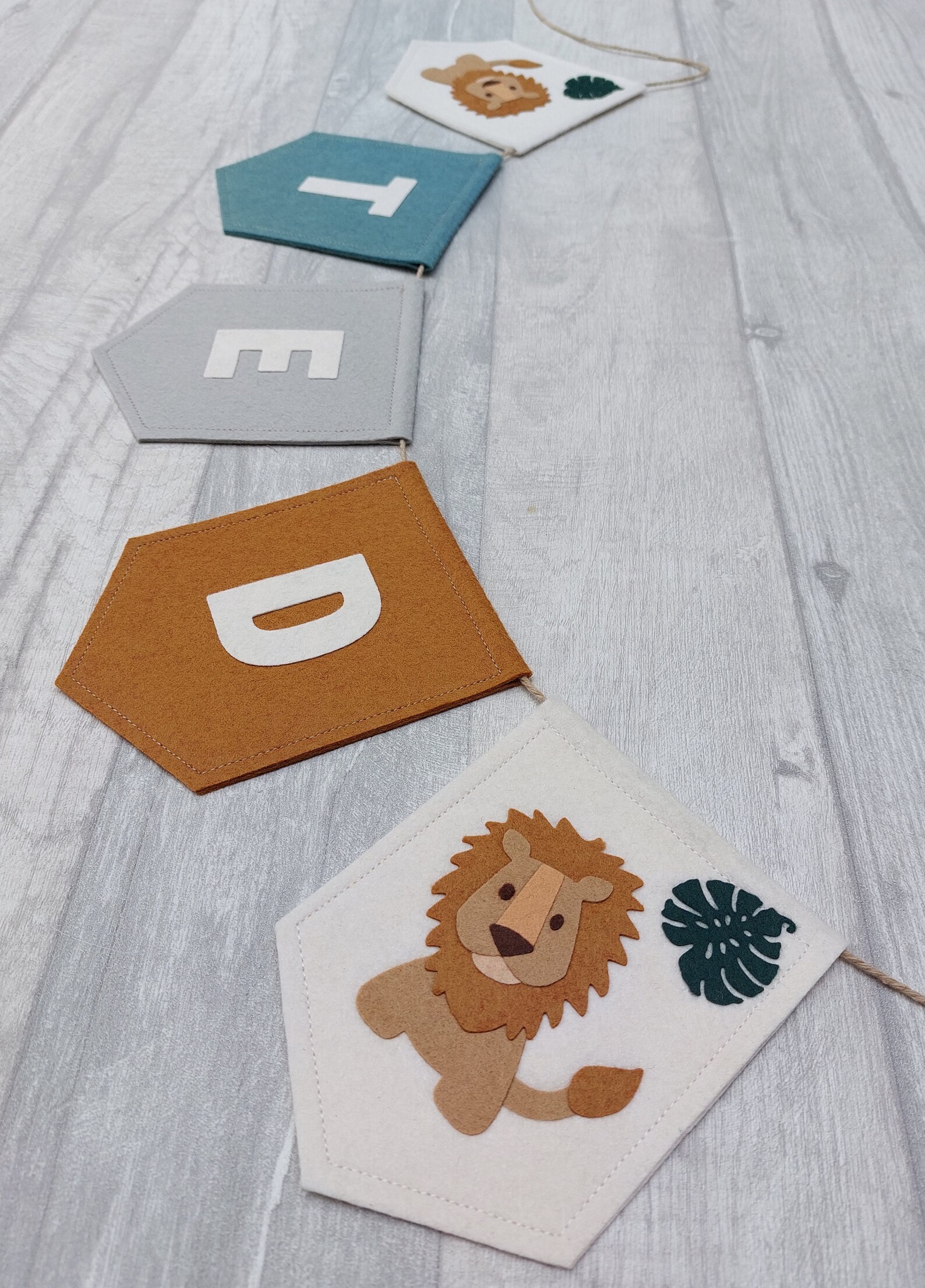 Personalised Bunting Safari Bunting Safari Nursery Jungle - Etsy UK