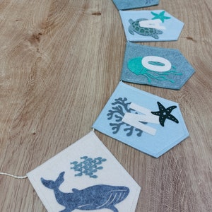 Under the Sea Bunting, Garland, Personalised Name Banner, Sea Life ...
