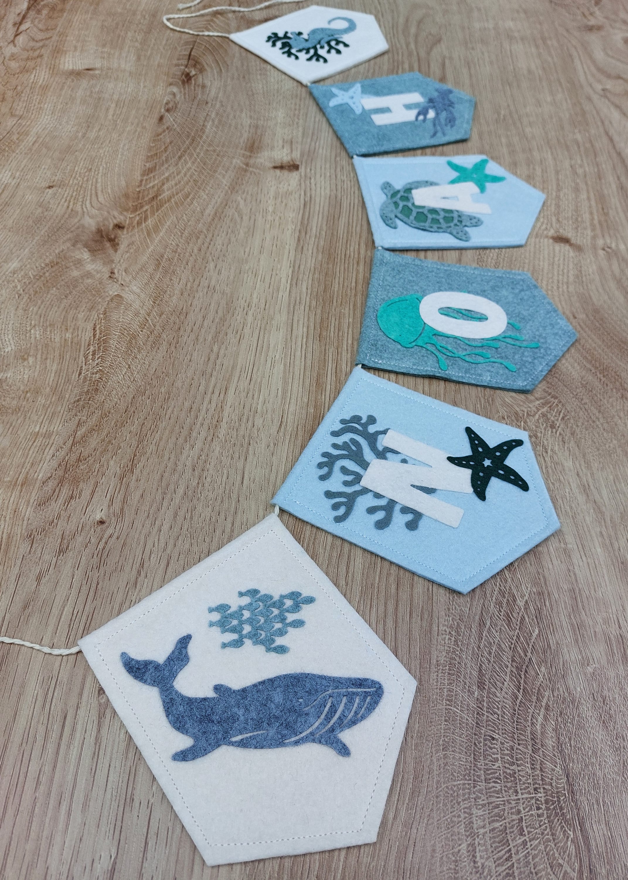 Under the Sea Bunting, Garland, Personalised Name Banner, Sea Life ...