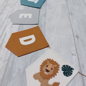 Personalised Bunting Safari Bunting Safari Nursery Jungle - Etsy UK