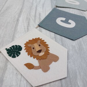 Personalised Bunting, Safari Bunting, Safari Nursery, Jungle Nursery ...