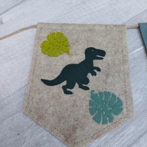 Personalised Bunting, Dinosaur Bunting, Safari Nursery, Jungle Nursery ...