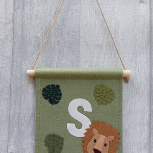 Personalised Bunting, Initial Pennant, Initial Banner, Felt Letter Flag ...