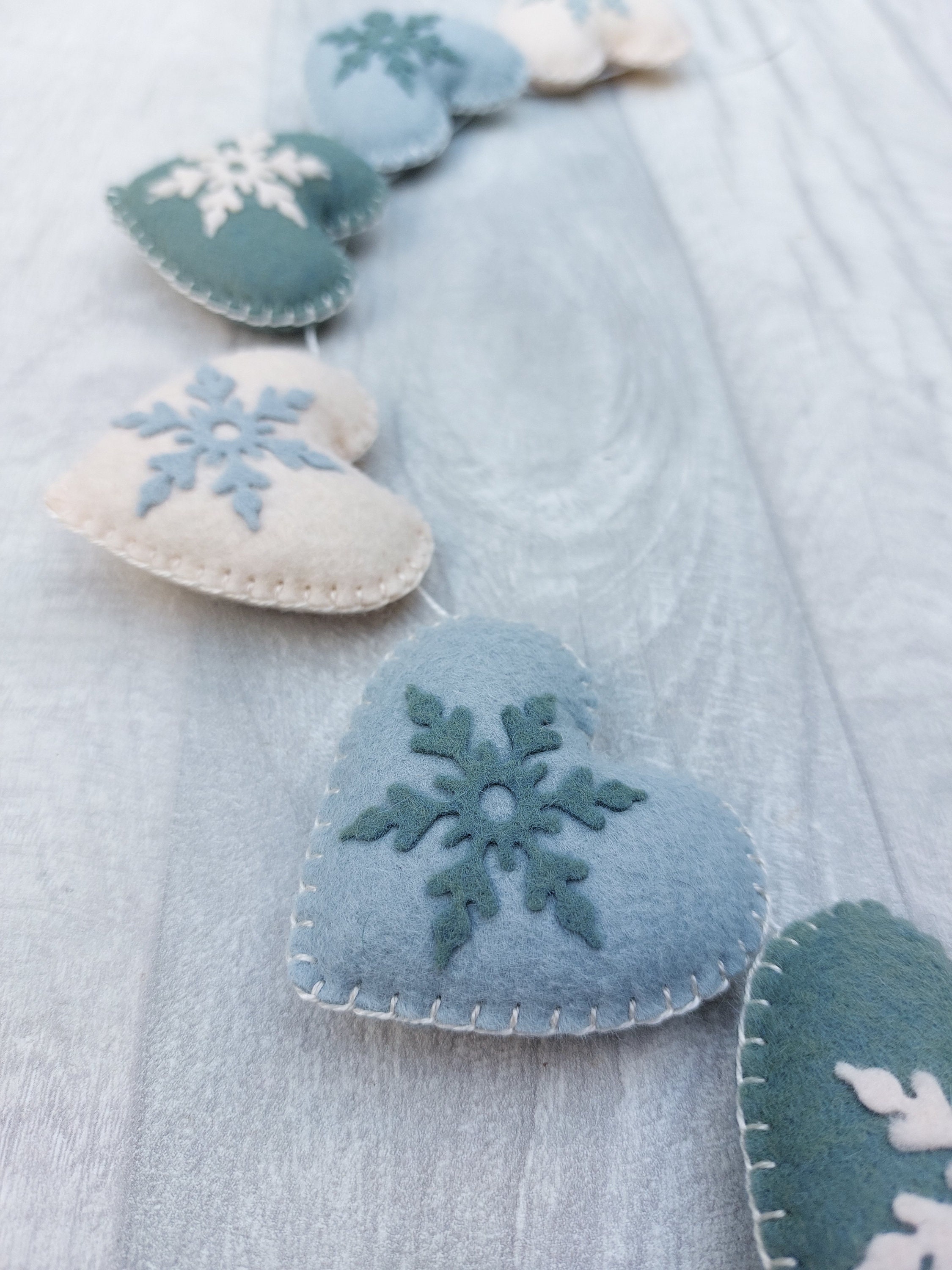 Christmas Bunting, Garland, Snowflake, Festive Decoration, Christmas ...