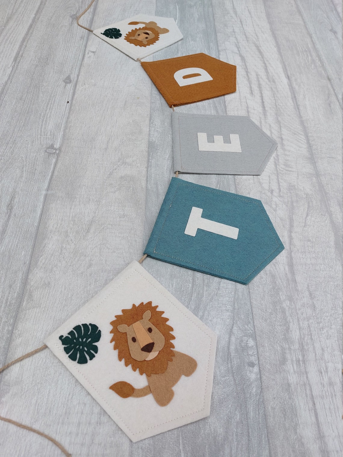 Personalised Bunting Safari Bunting Safari Nursery Jungle - Etsy UK