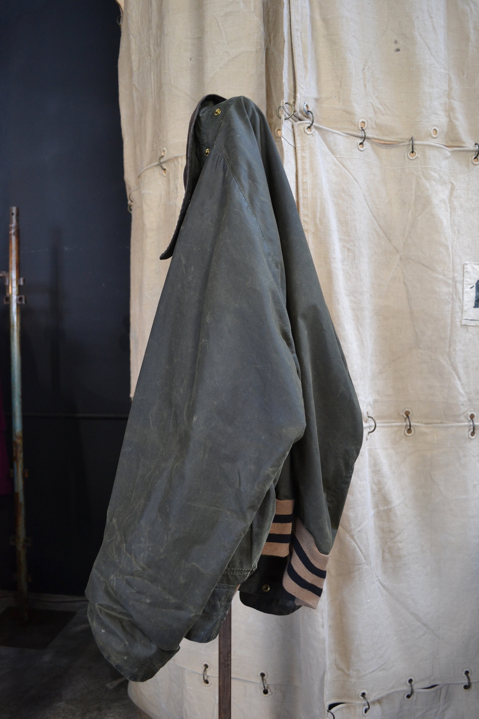UPCYCLED WAXED JACKET / Refashion / Rescued Jacket / Sustainable ...