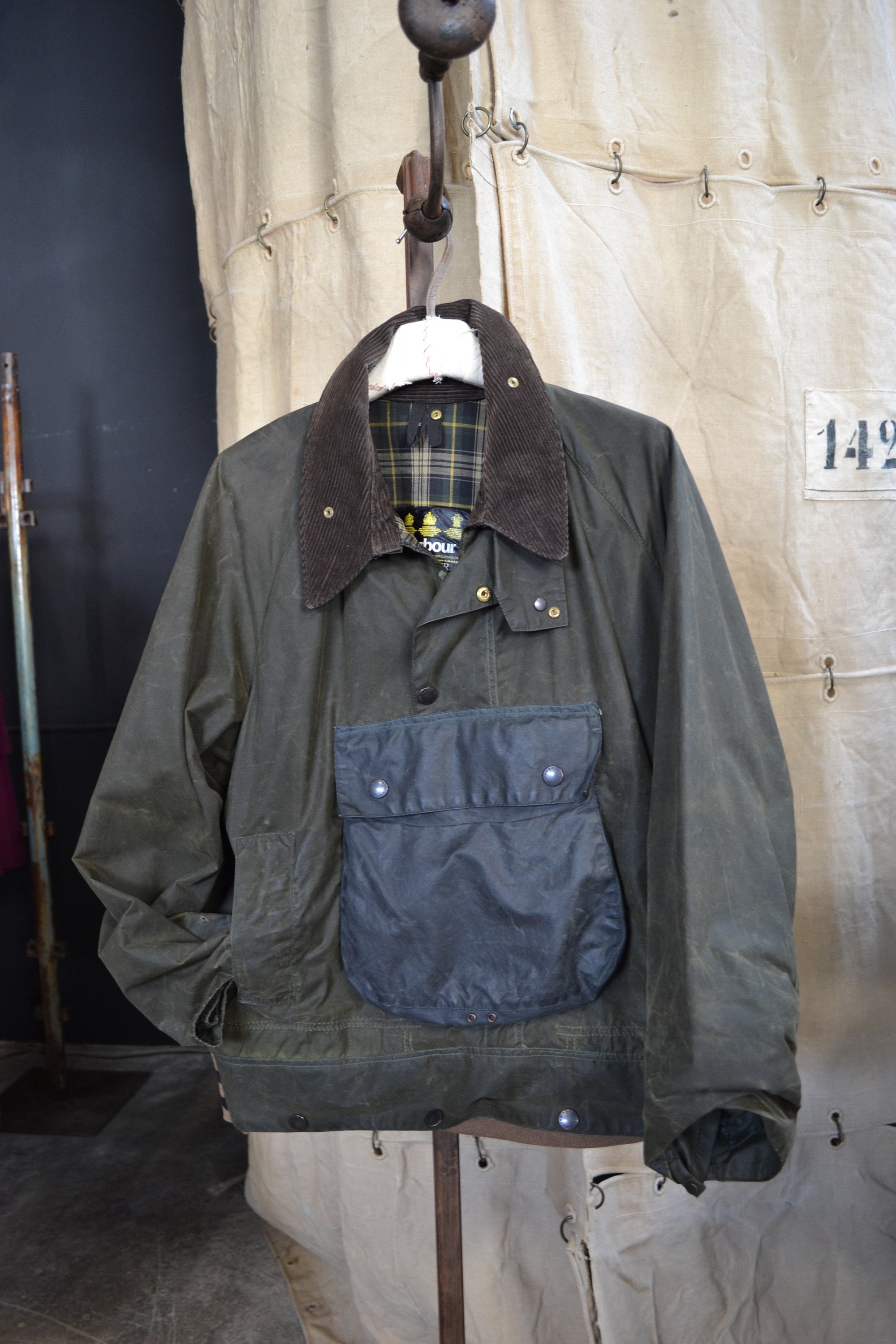 UPCYCLED WAXED JACKET / Refashion / Rescued Jacket / Sustainable ...