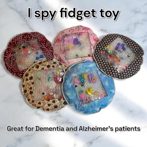 I Spy Fidget Toy: Calming Sensory Bag for Dementia, Autism - Etsy