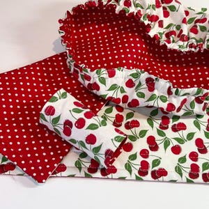 Kitchenaid Bowl Cover, Sliding Mat & Cord Keeper With Reversible Cherry ...