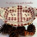 Reversible Pie Plate Cozy With Checker Board and Cherry Pattern - Etsy