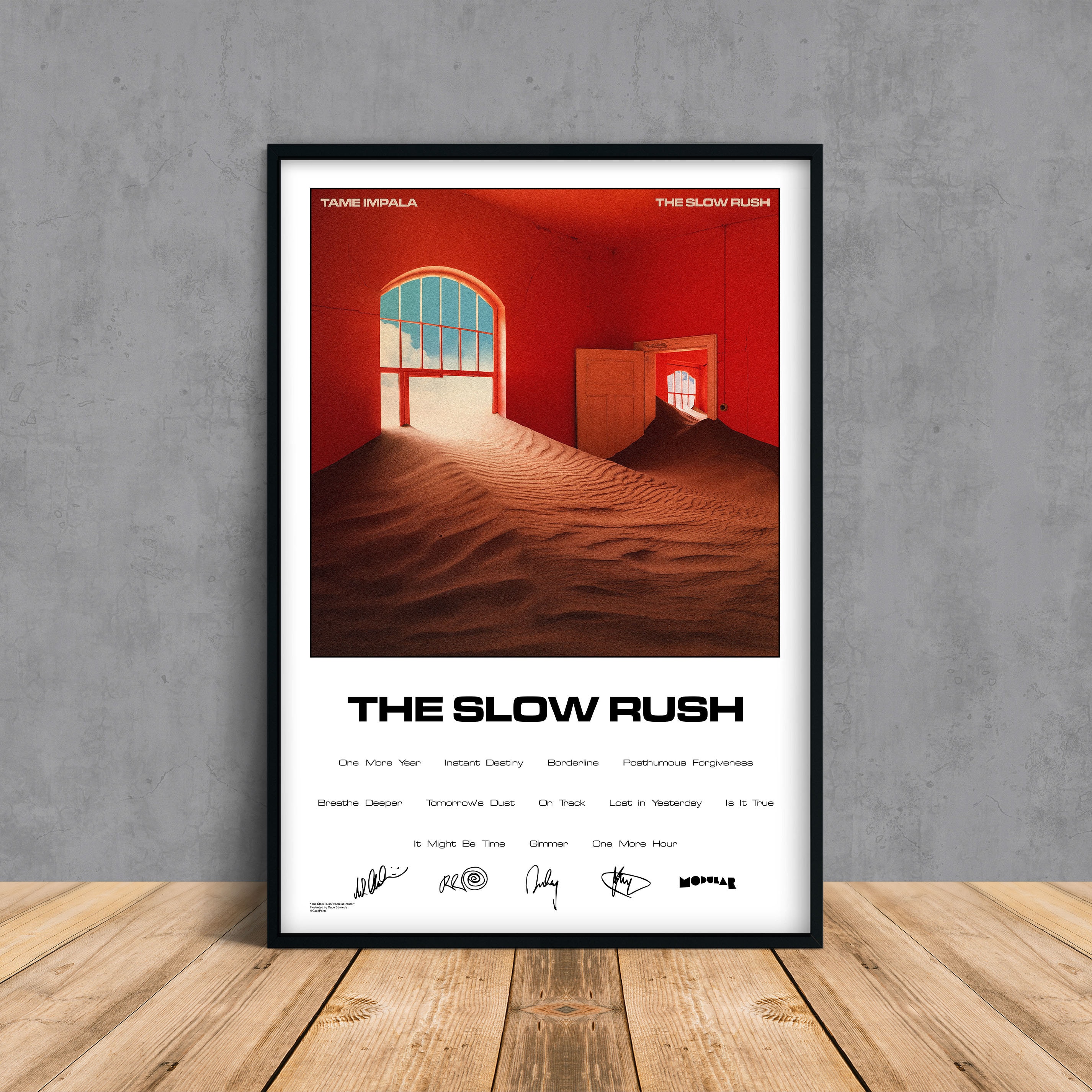 Art & Collectibles Music & Movie Posters The Slow Rush Album Receipt ...