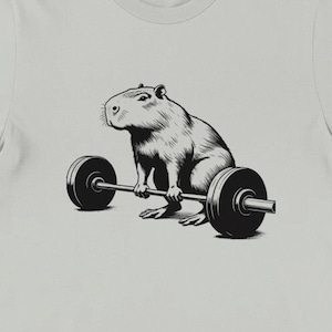 Lift Like Capybara Tee , Unisex, Animal Lover Shirt, Funny Animal T ...