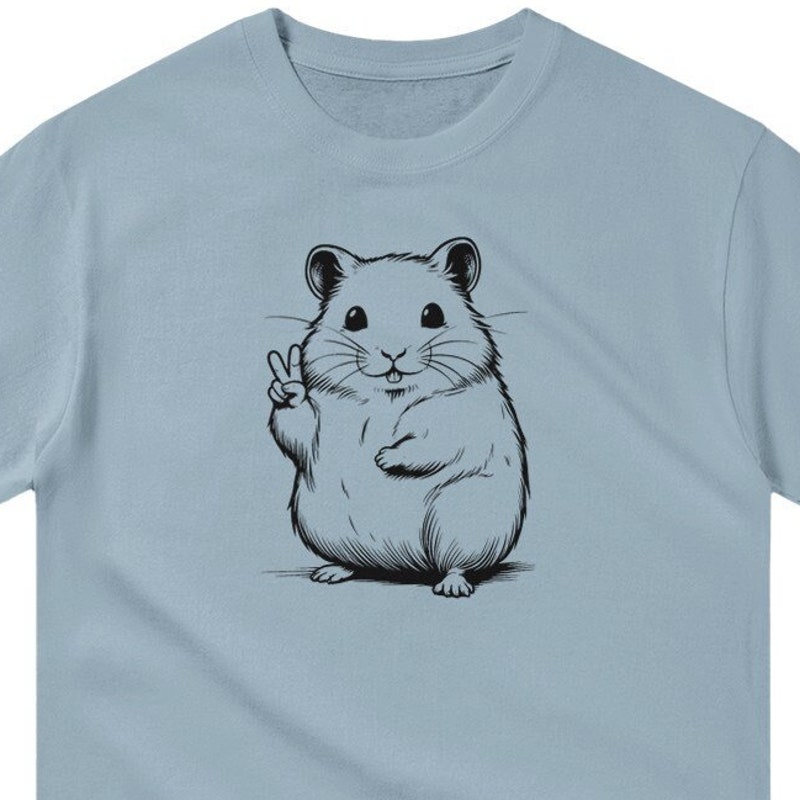 Hamster Peace Sign - Etsy
