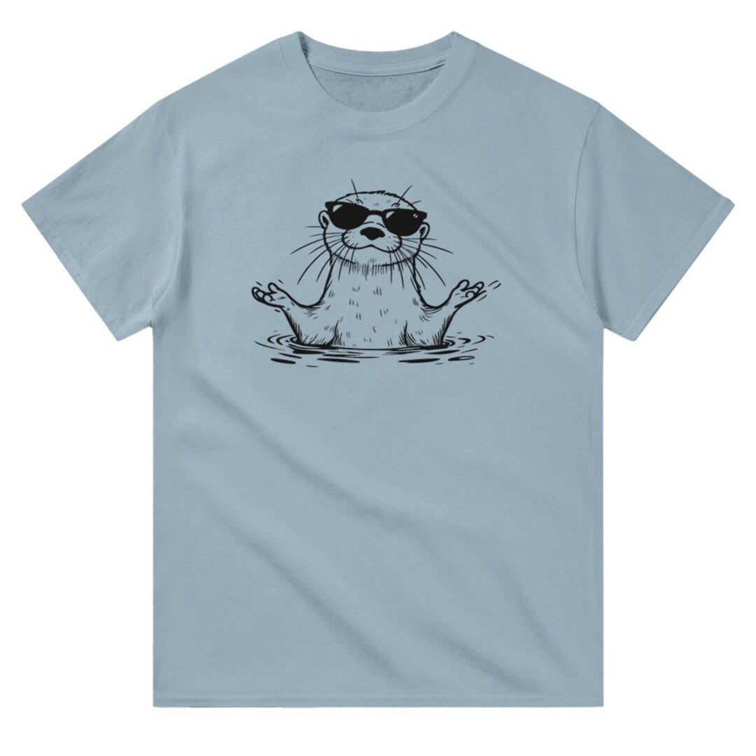 Shrugging Otter Shirt, Animal Lover Shirt, Gifts for Him, Otter Gifts ...