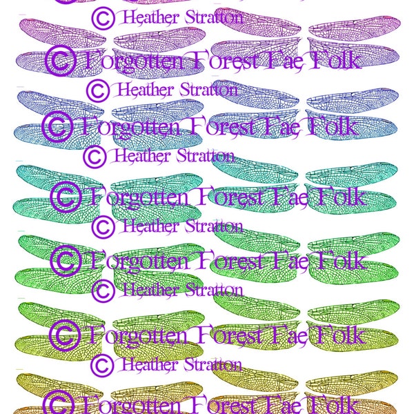 Printable Dragonfly Wings - Etsy