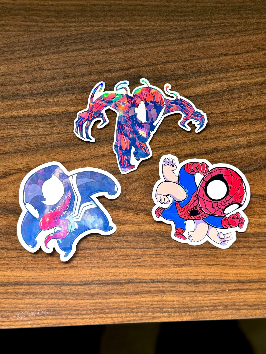 Cute Carnage Venom Spiderman Vinyl Sticker, Personal Space Laptop ...