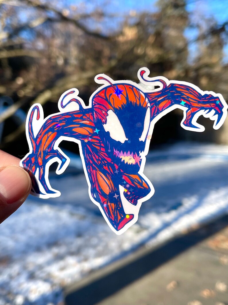 Kawaii Spiderman Venom Carnage Sticker, Mix and Match, Waterproof ...