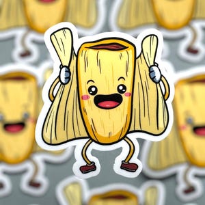 Cute Hot Tamale Waterproof Vinyl Sticker, Personal Space Laptop Phone ...