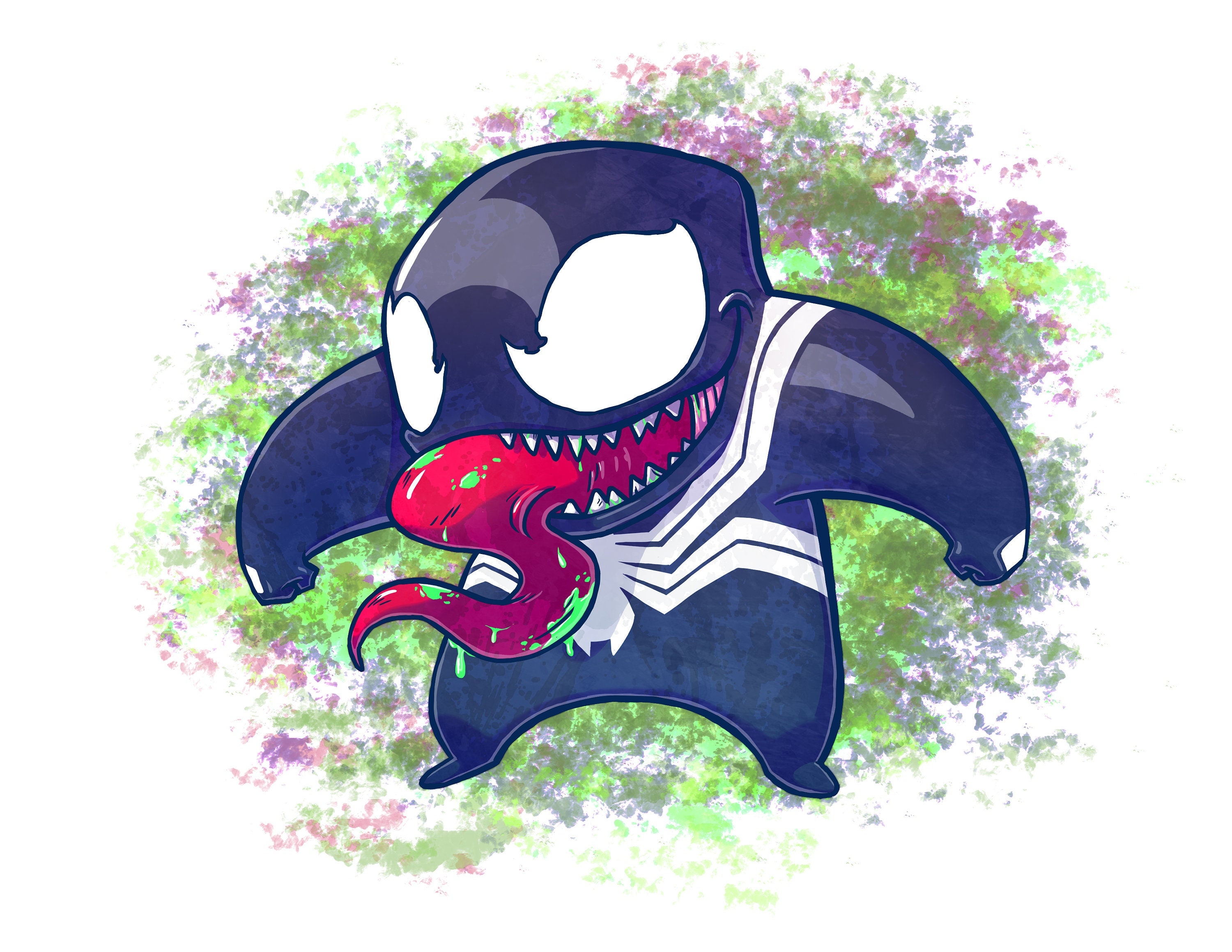 How To Draw Chibi Venom