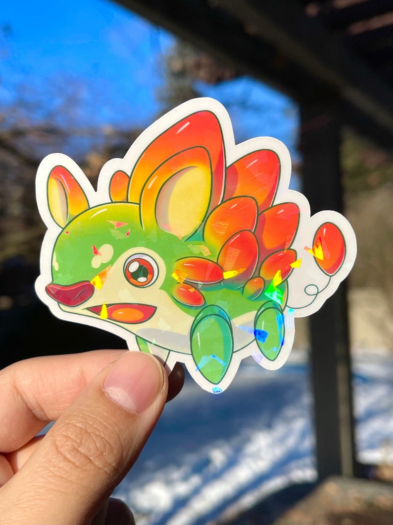 Cute Cactus Pokemon Vinyl Sticker, Personal Space Laptop or Phone Case ...