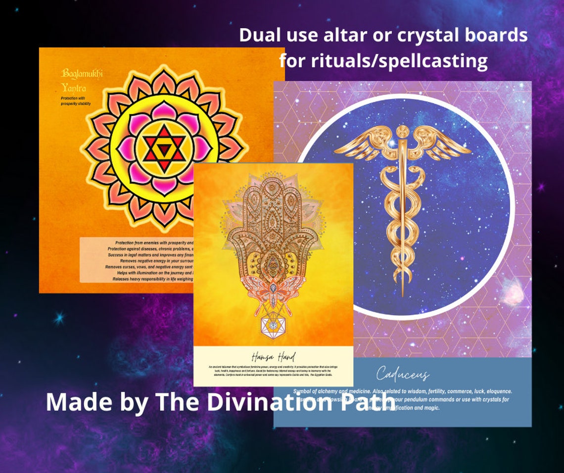 Crystal Divination Kit Crystal Spiral Bound Book A | Etsy