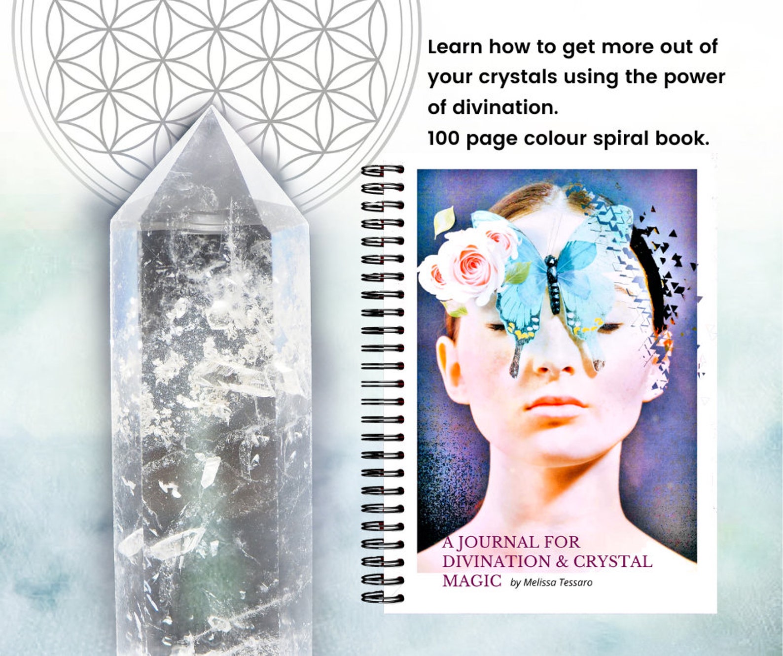 Crystal Divination Kit Crystal Spiral Bound Book A | Etsy