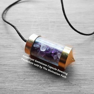 Crystal Divination Kit - Crystal Spiral Bound Book, A Pendulum, 14 ...