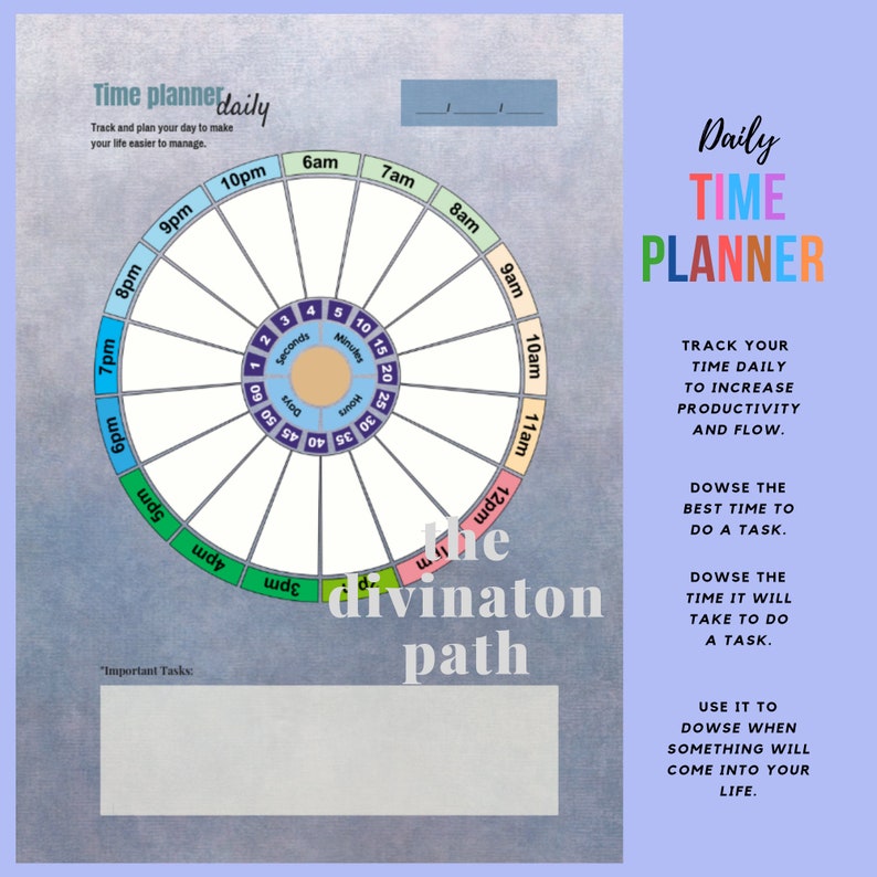 Time & Energy Trackers for Planning and Productivity Digital | Etsy