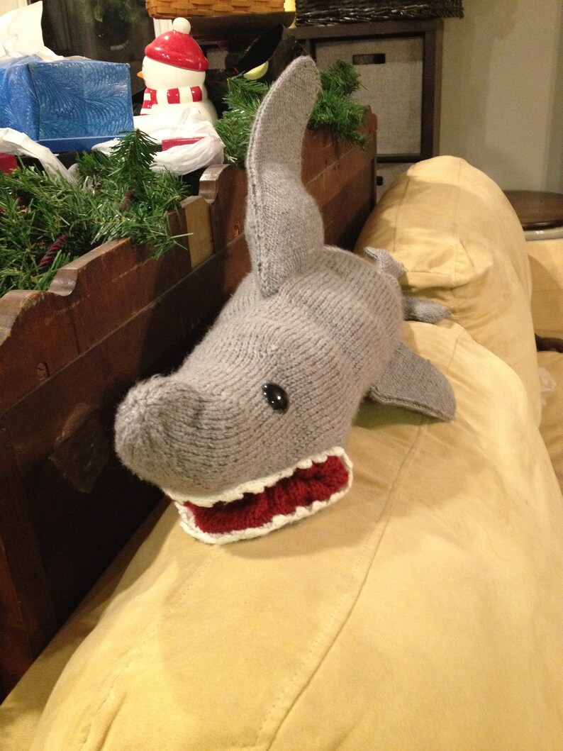 Hungry Shark - a Knitted Shark Pattern for Amputees. It Can Also Be ...
