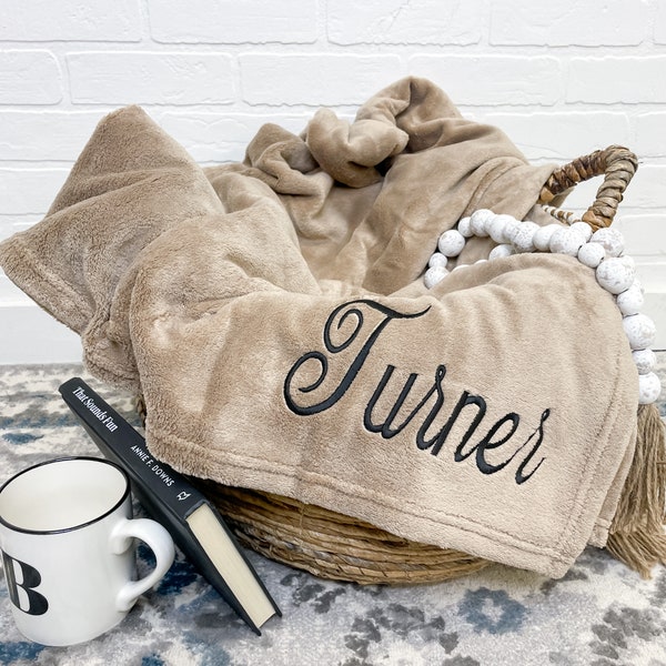 Monogrammed Blanket - Etsy