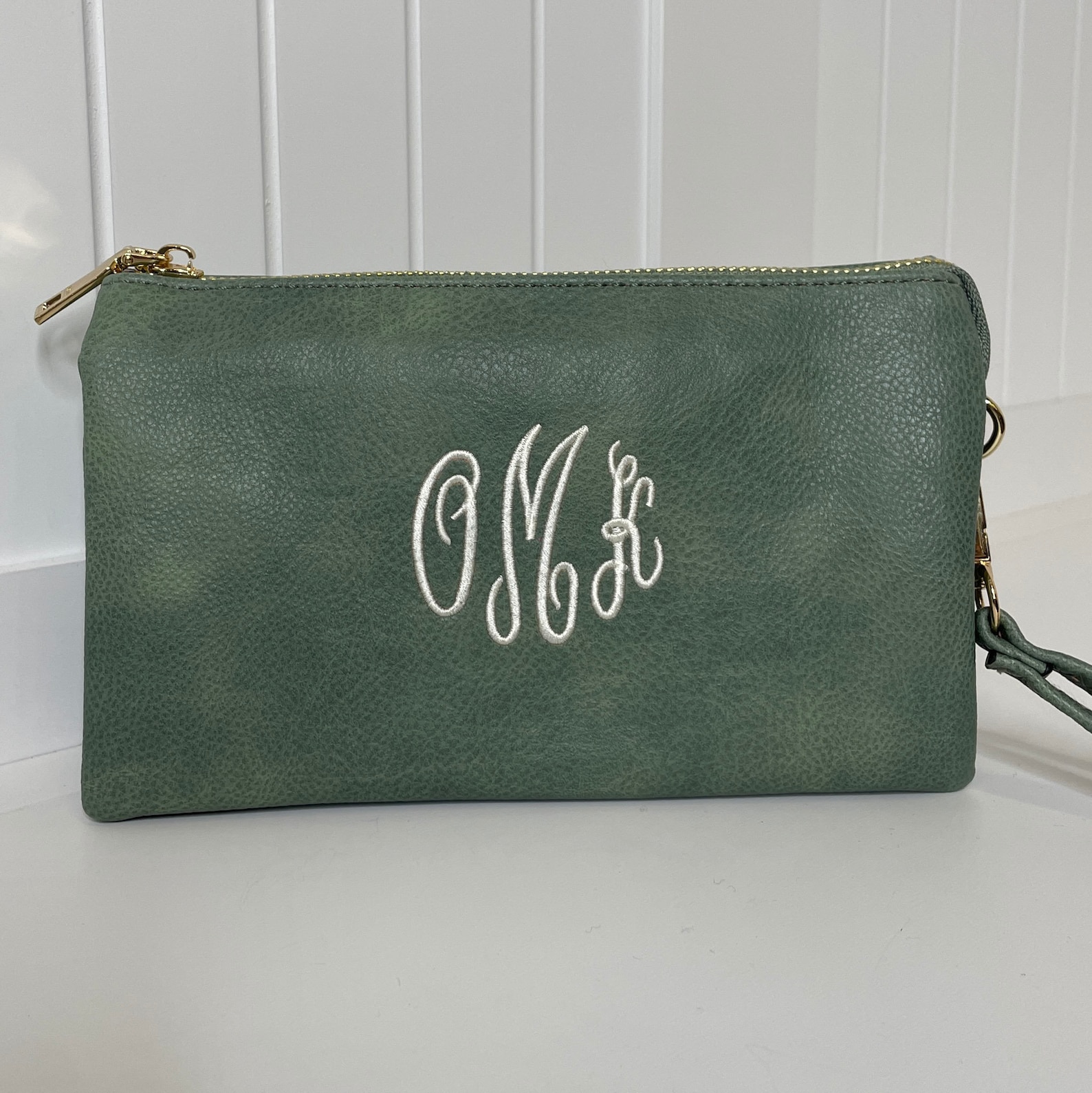 Monogrammed Wristlet Wallet Personalized Wristlet Wallet - Etsy
