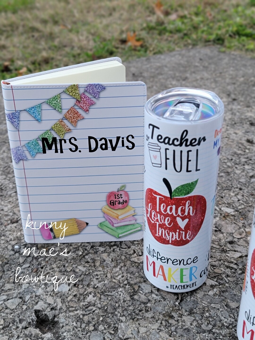 Teacher Notebook & Tumbler Sets - Etsy