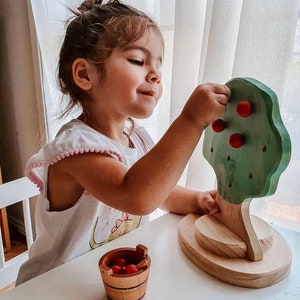 Apple Tree Educational Montessori Toy | Etsy Australia