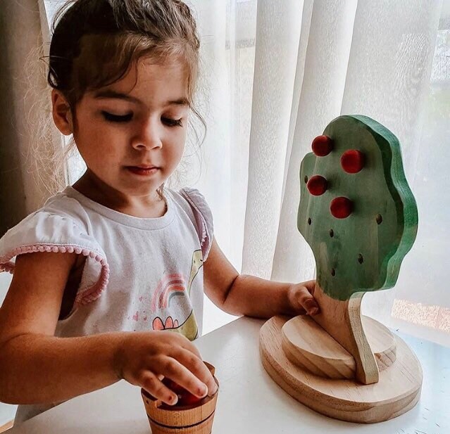 Apple Tree Educational Montessori Toy | Etsy Australia