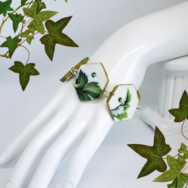 Broken China Jewelry Bracelet - Etsy