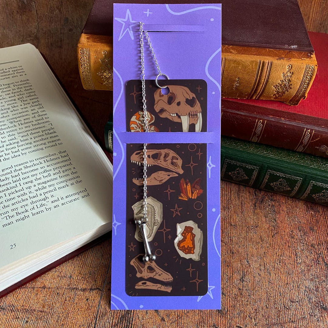Fossils and Rocks Chain Bookmark Geology Lover Gift Vintage-inspired ...
